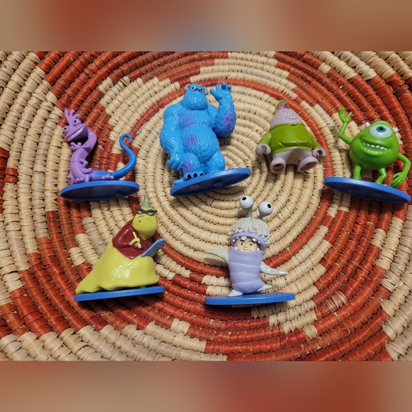 Monsters Inc | Toys | Monsters Inc Figurines Set Of 6 Toys Sully Boo ...